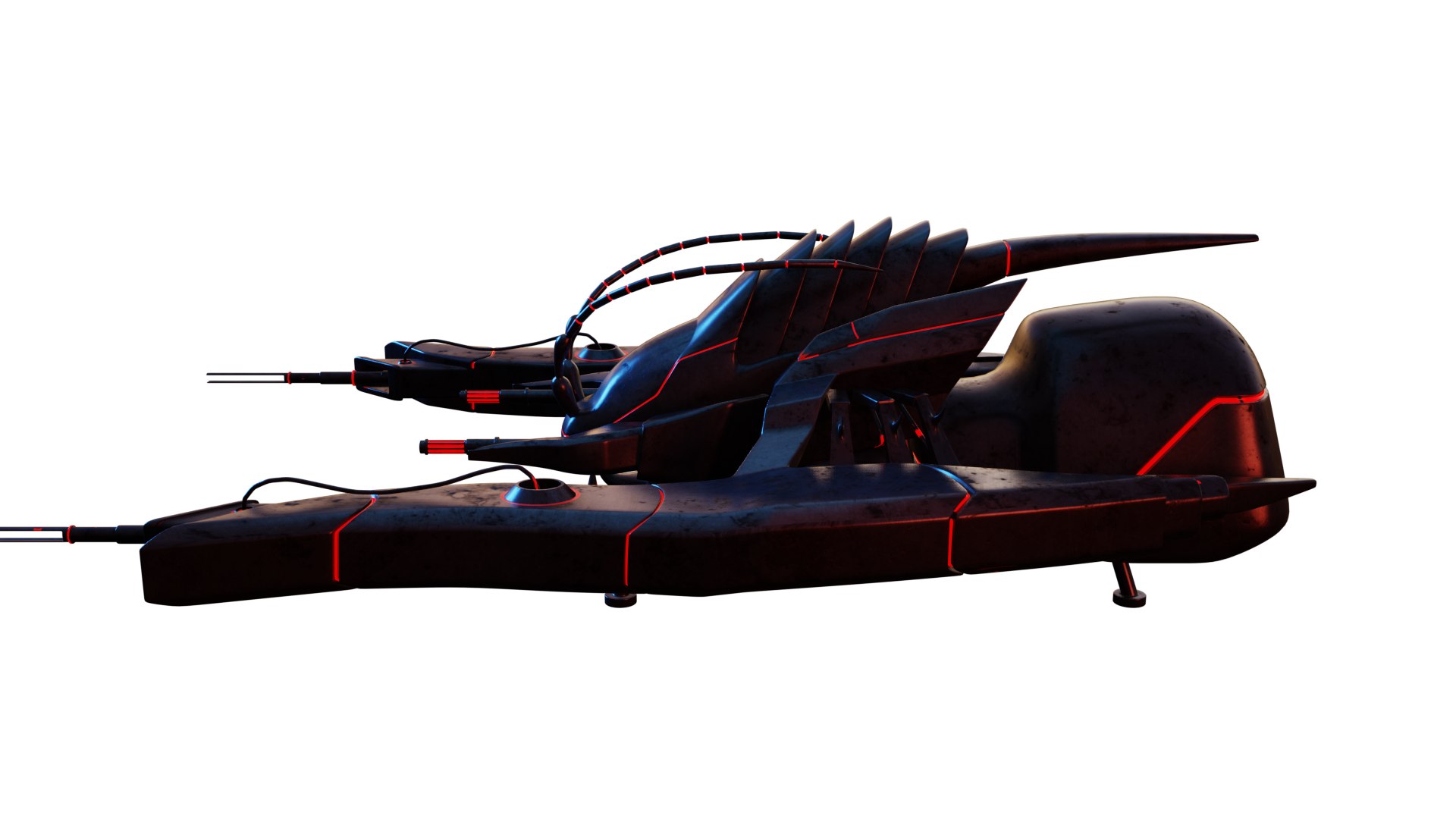 Alien Spaceship 3D - TurboSquid 2228380