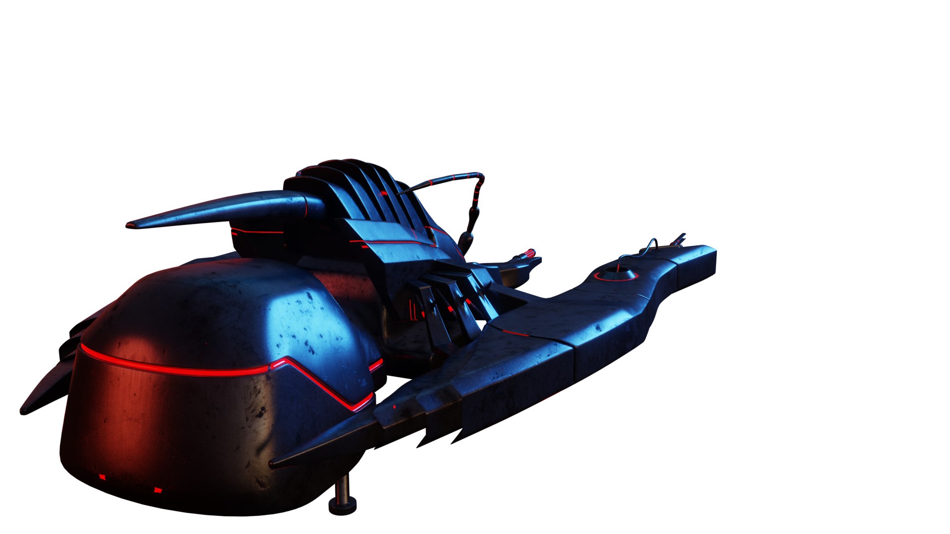 Alien Spaceship 3D - TurboSquid 2228380