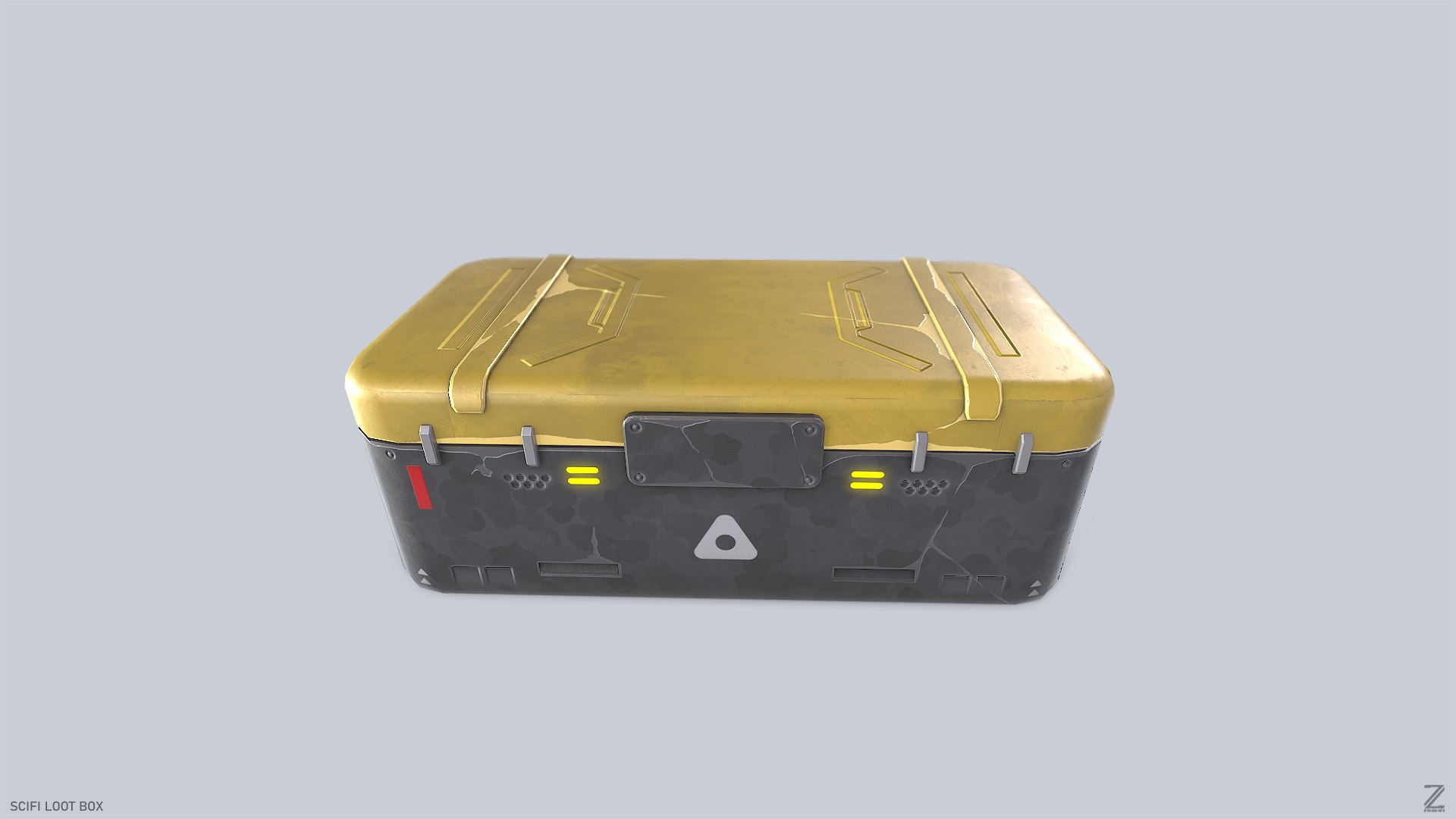 3D Scifi Loot Box - TurboSquid 2219786