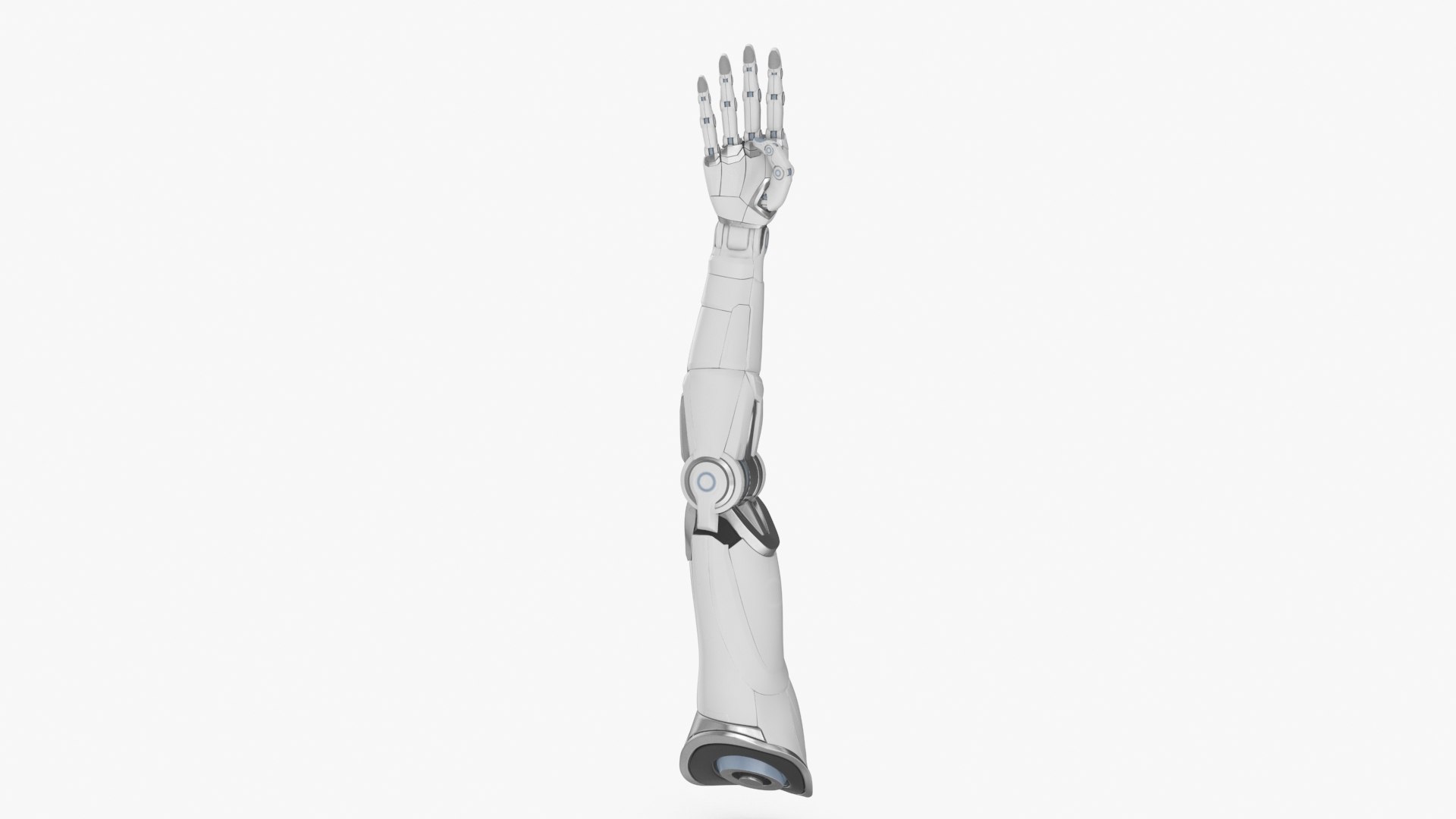 Cyborg Arm 4 Fingers 3D - TurboSquid 2294743