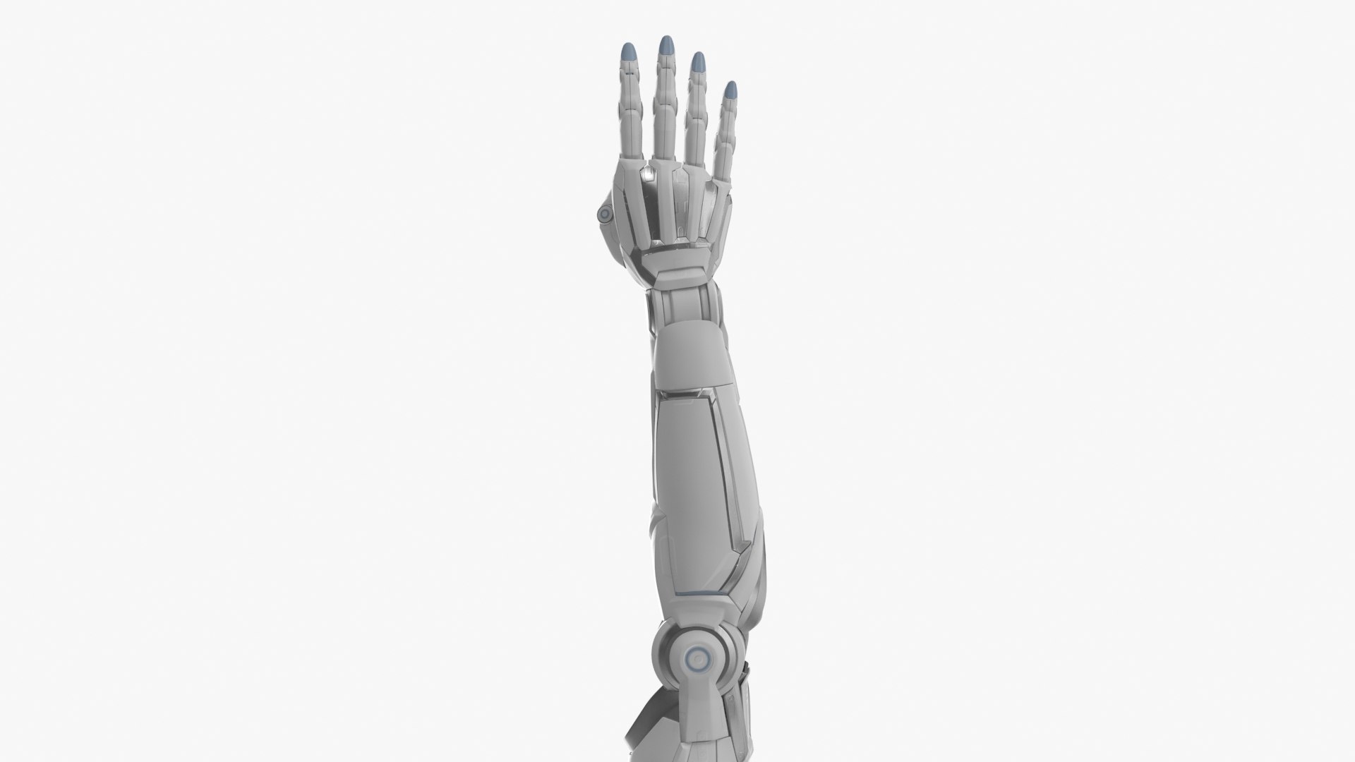 Cyborg Arm 4 Fingers 3D - TurboSquid 2294743