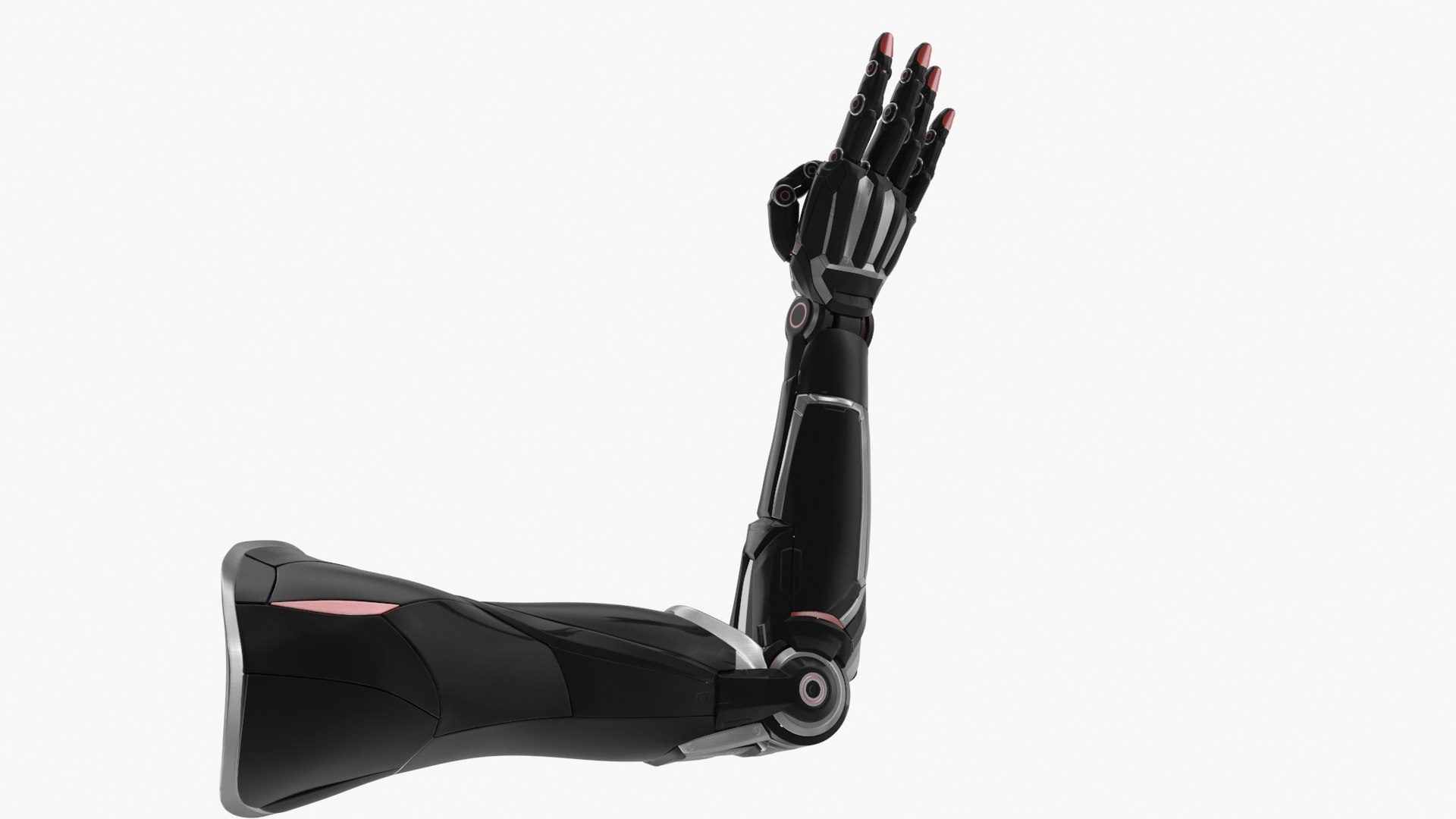 Cyborg Arm 4 Fingers 3D - TurboSquid 2294743