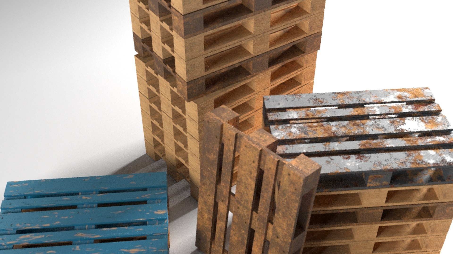 3D Pallet Props Model - TurboSquid 1554292