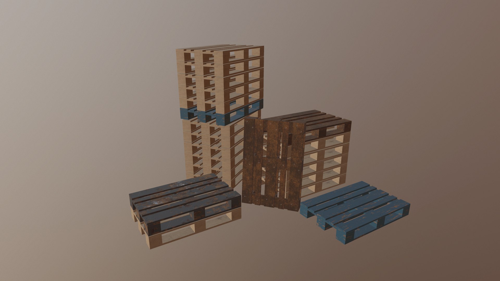 3D Pallet Props Model - TurboSquid 1554292