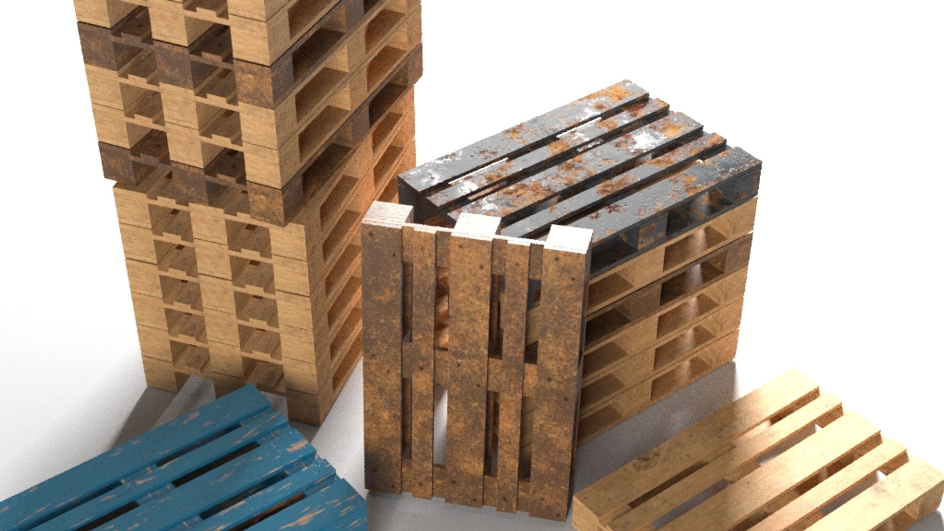 3D Pallet Props Model - TurboSquid 1554292