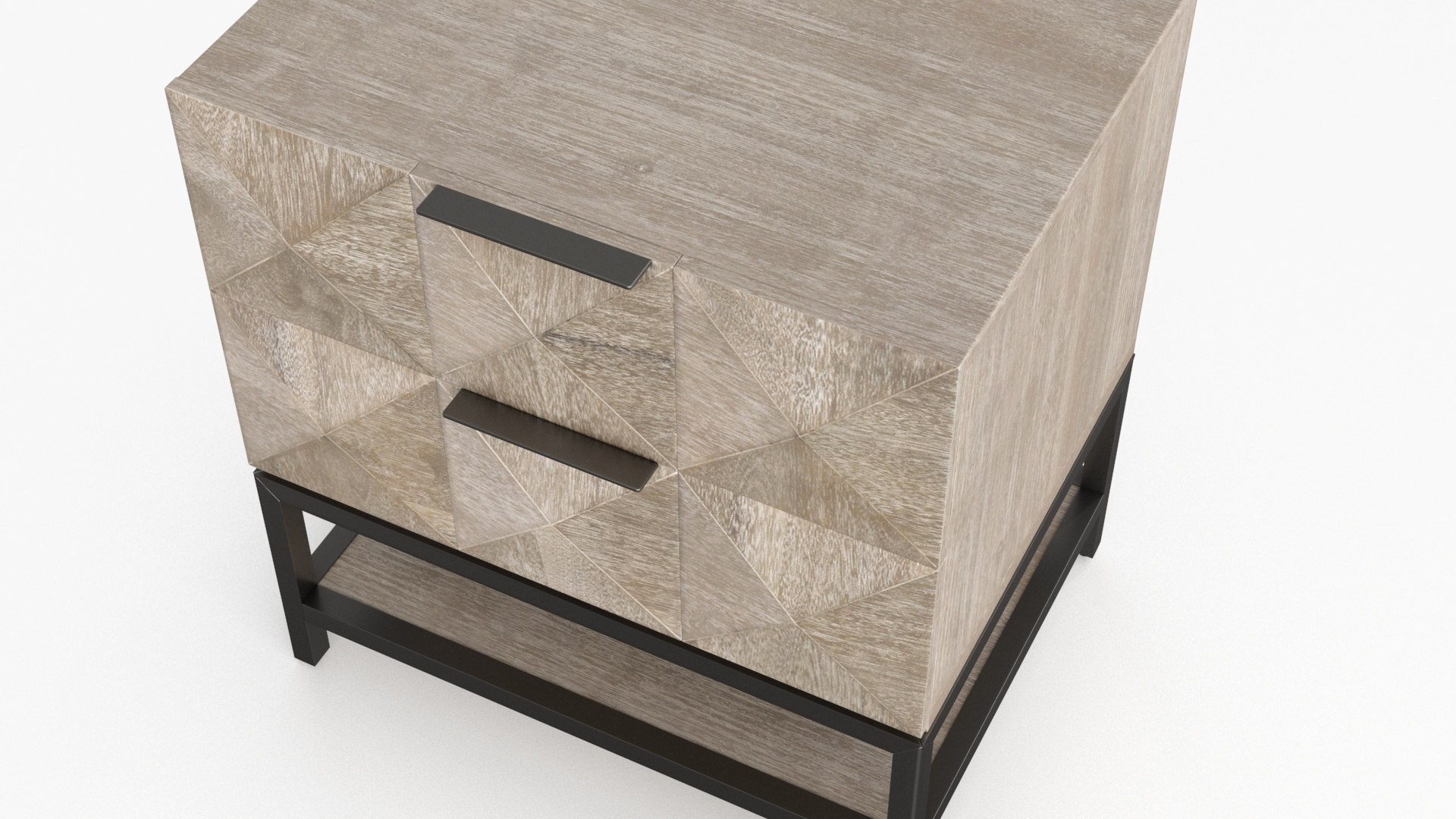 Vesper Nightstand Grey 3D Model - TurboSquid 2267586