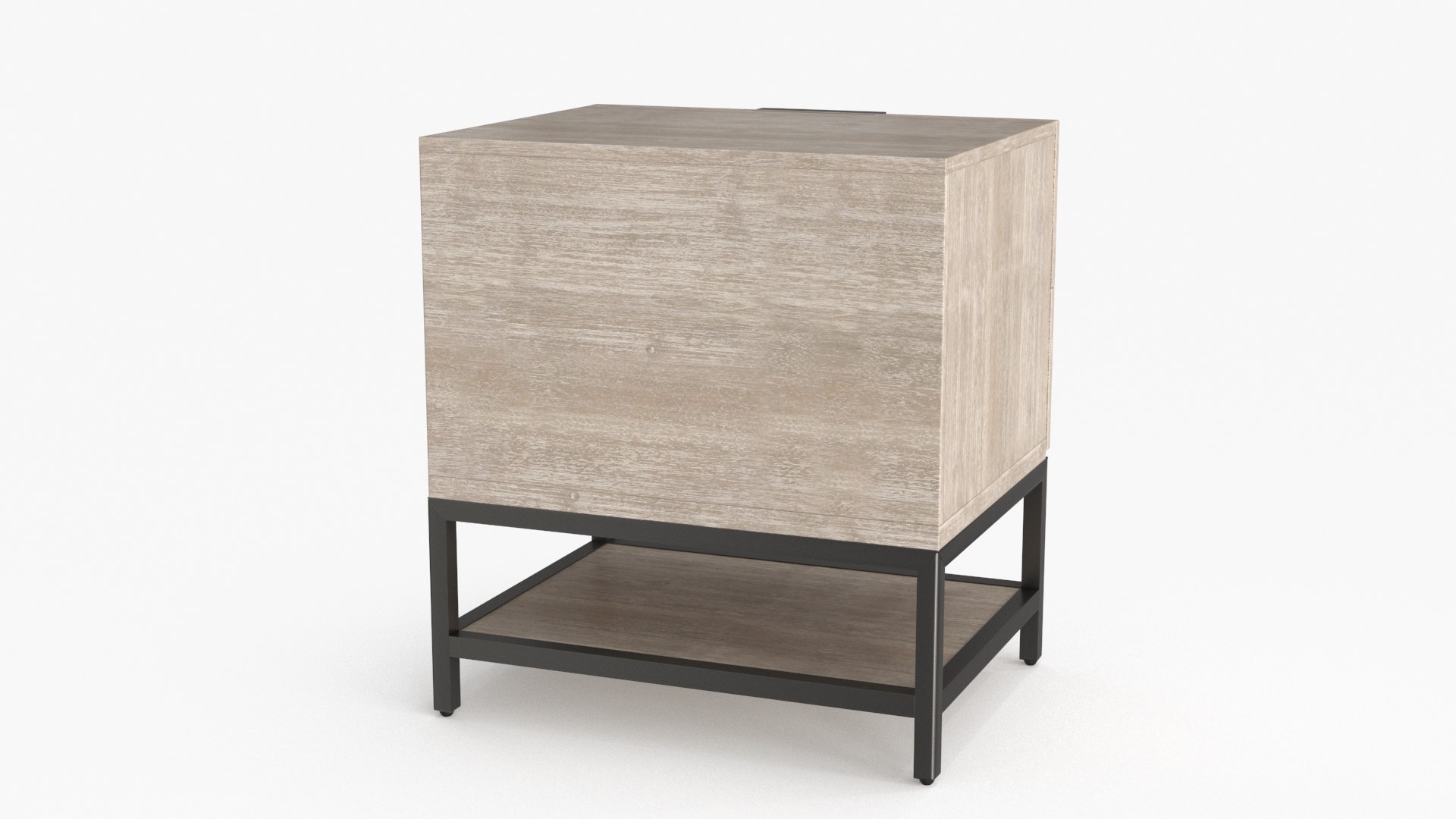 Vesper Nightstand Grey 3D Model - TurboSquid 2267586