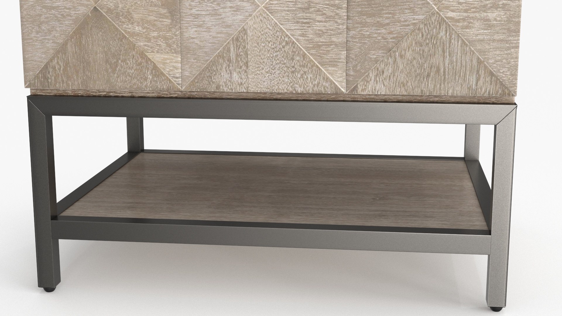 Vesper Nightstand Grey 3D Model - TurboSquid 2267586