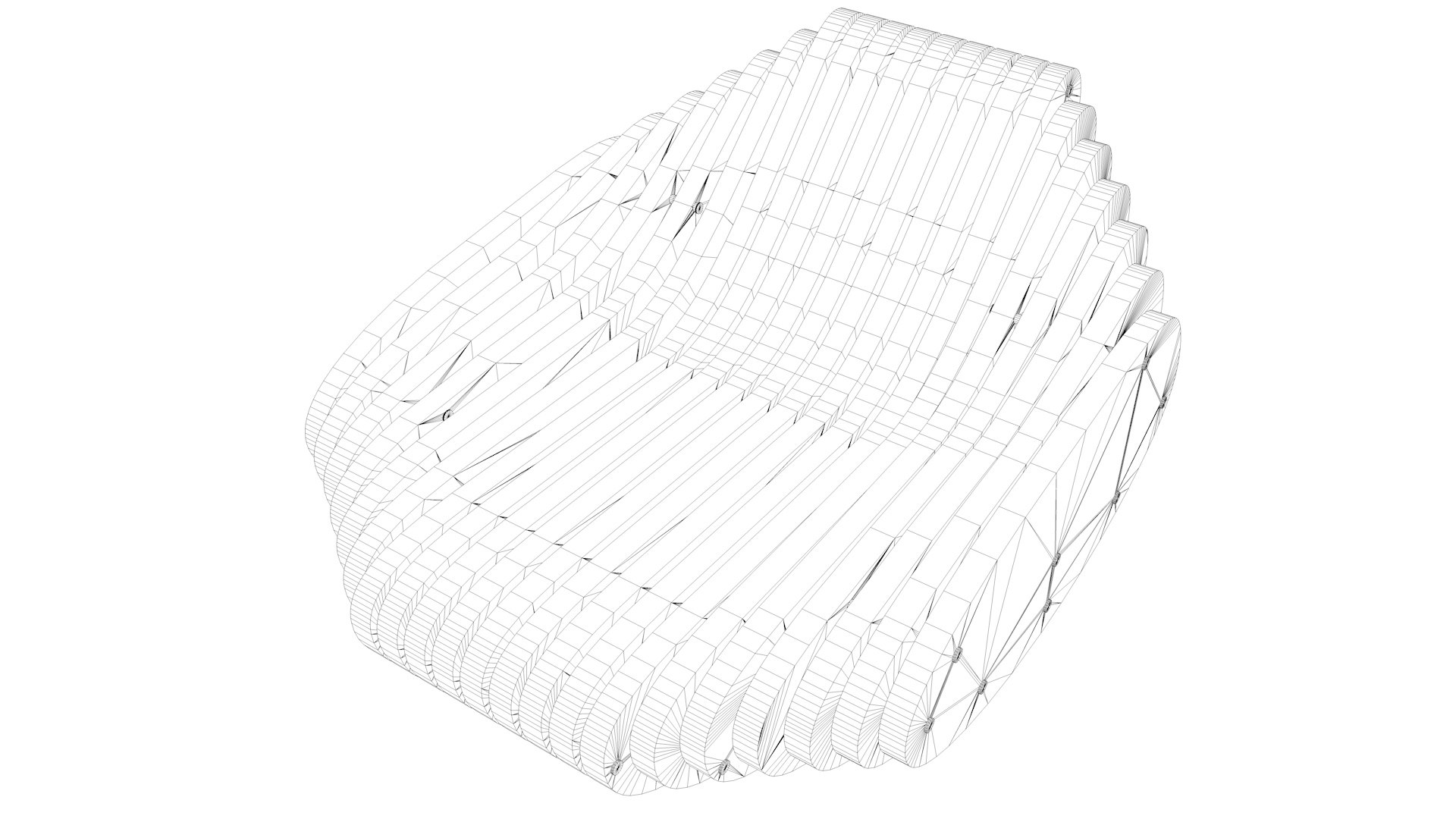 3D Model Parametric Rocking Chair - TurboSquid 1863376