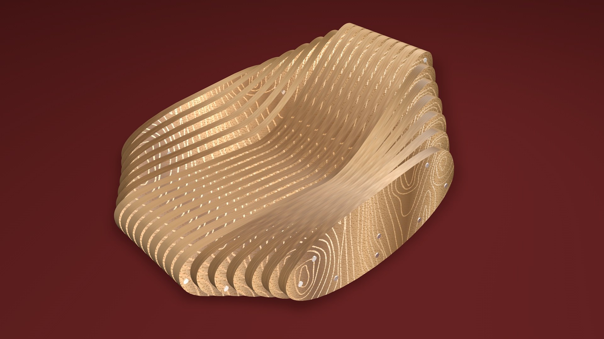 3D Model Parametric Rocking Chair - TurboSquid 1863376