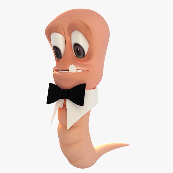 Cartoon Worm 3D Models for Download | TurboSquid