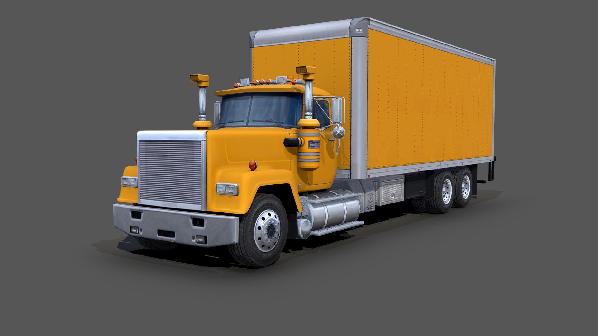 3D Box Truck Model - TurboSquid 2427750