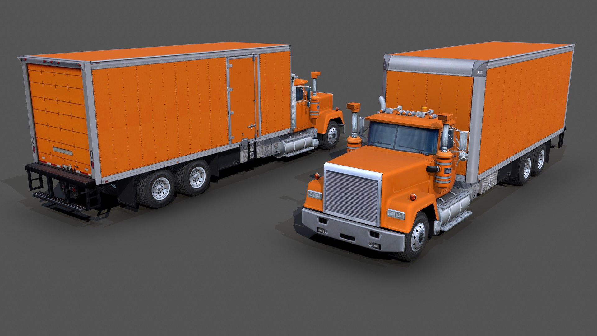 3D Box Truck Model - TurboSquid 2427750