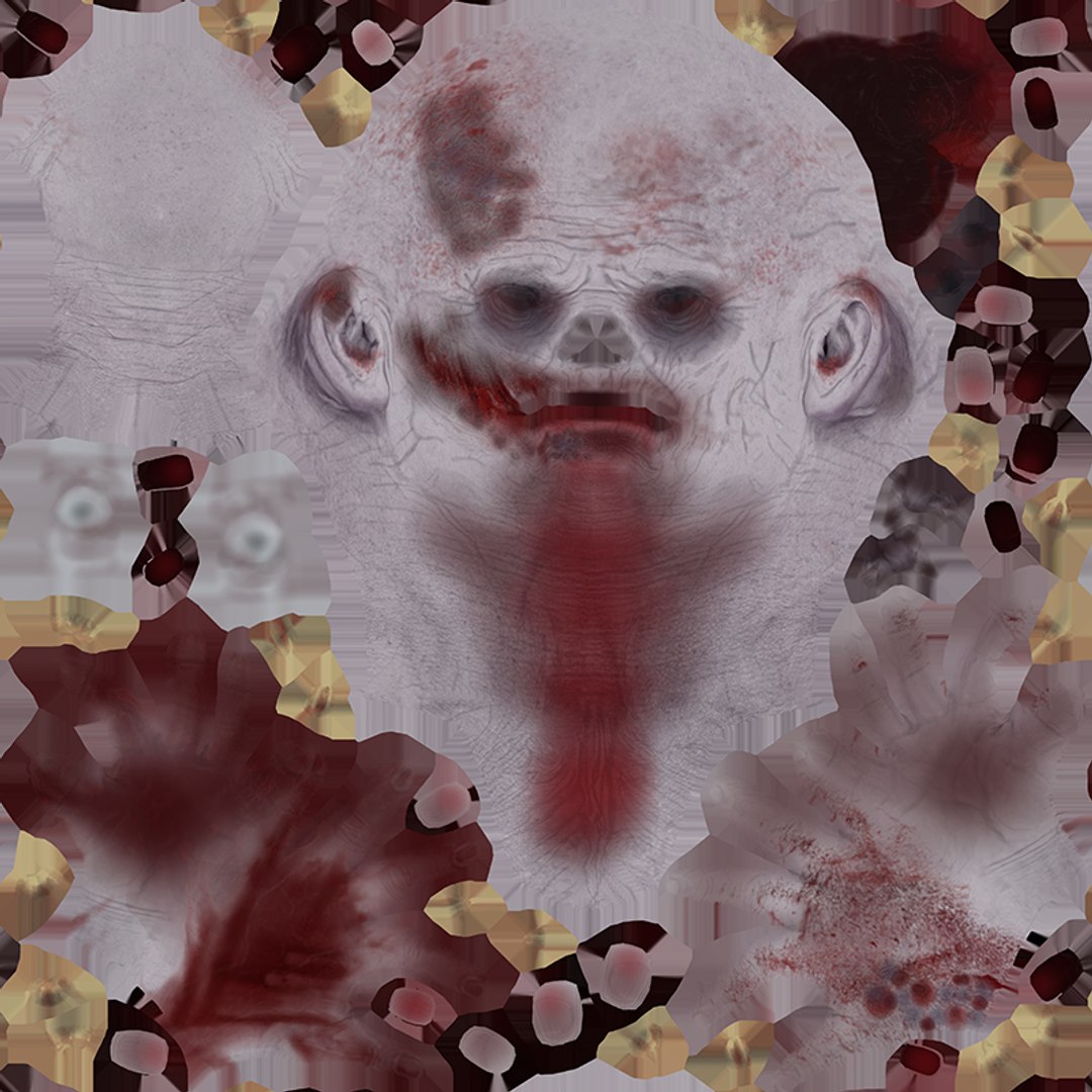 Zombie Male 3D Model - TurboSquid 2300634