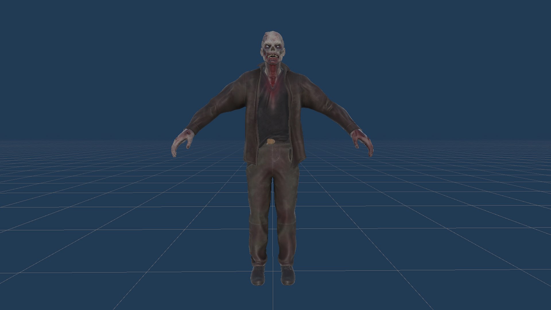 Zombie Male 3D Model - TurboSquid 2300634