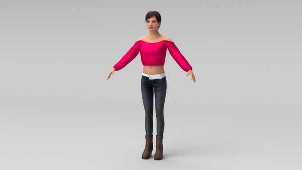 3D female character - TurboSquid 1593048