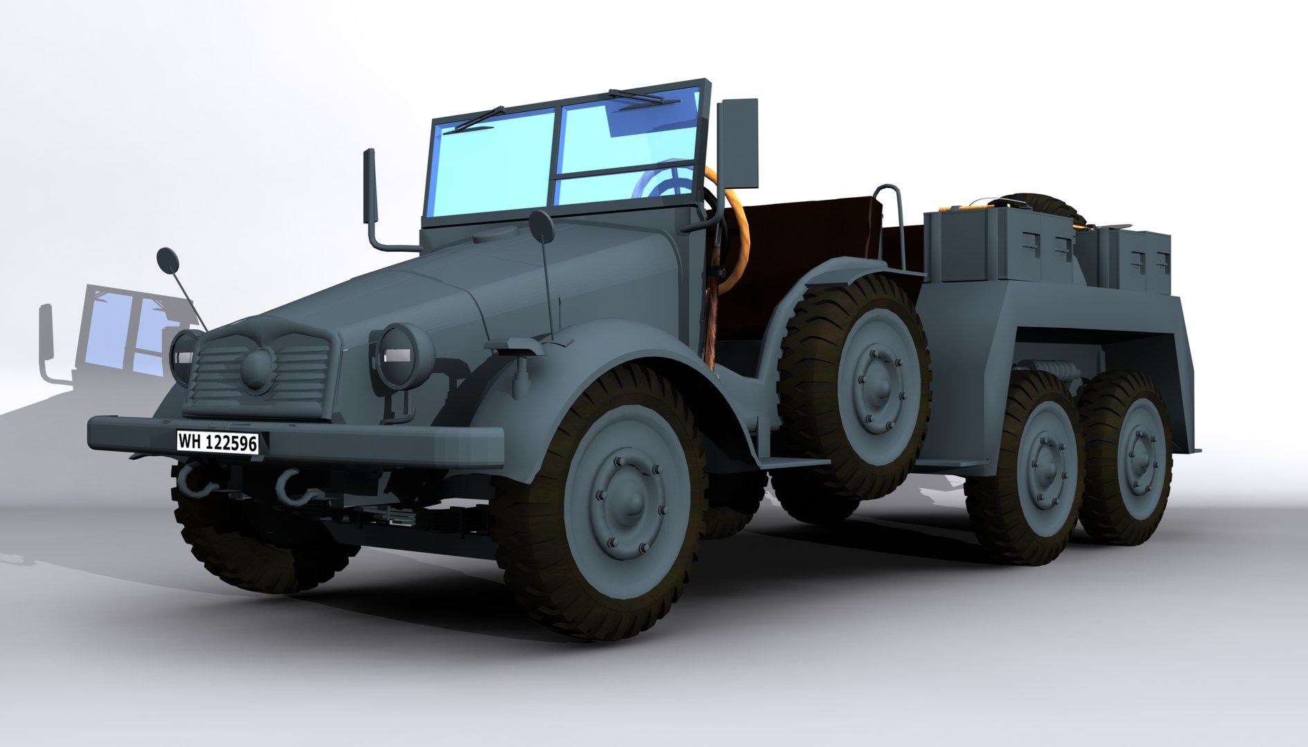 Max Krupp Protze Kfz69 Wwii