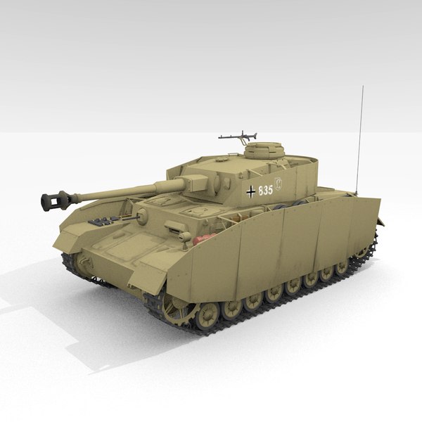 modelo 3d Panzer IV Ausf.H medio tanque - TurboSquid 1425161