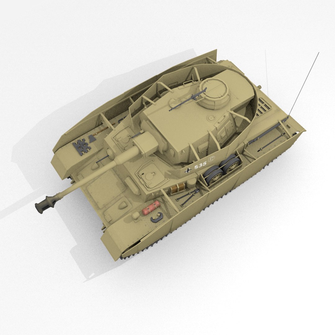 Panzer Iv Ausf H Model - TurboSquid 1425161
