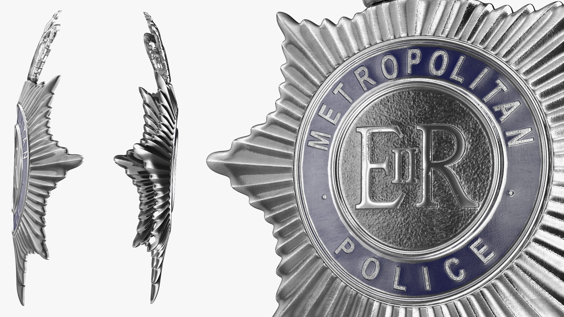 3D British Metropolitan Police Badge - TurboSquid 2224673