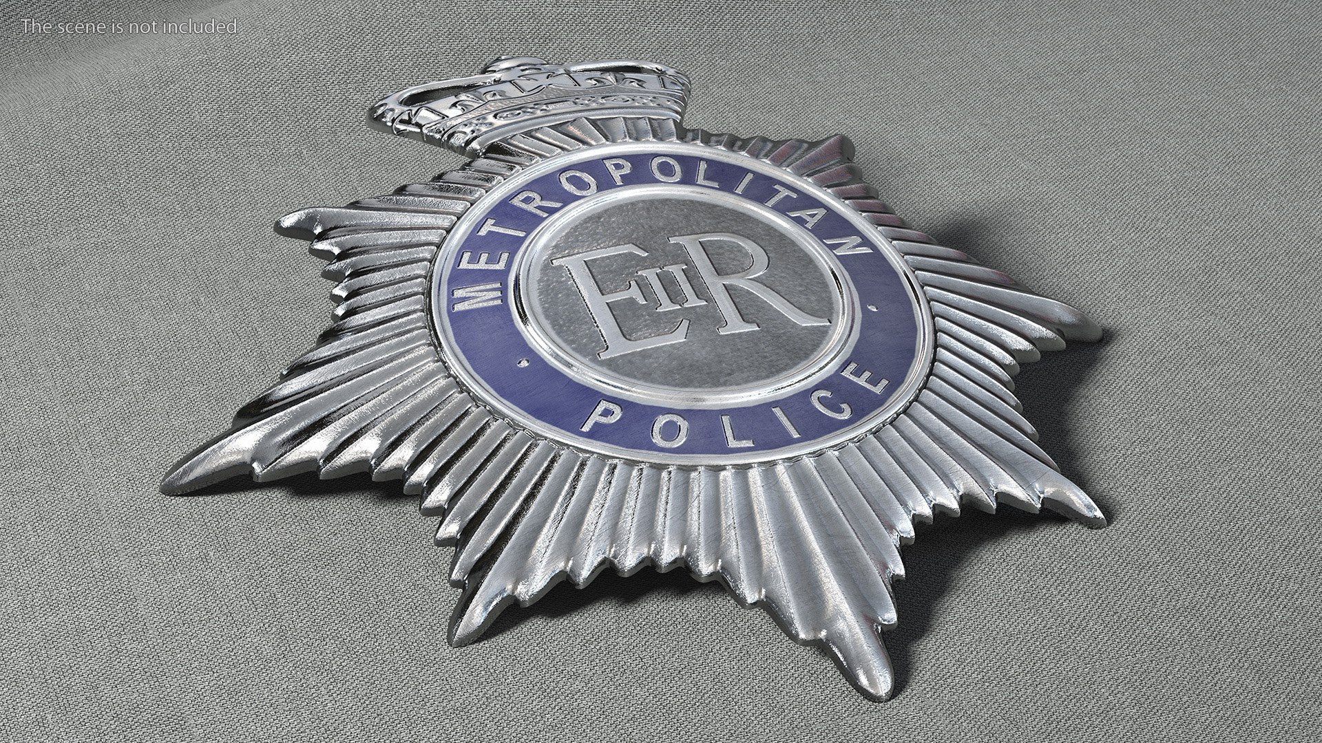 3D British Metropolitan Police Badge - TurboSquid 2224673
