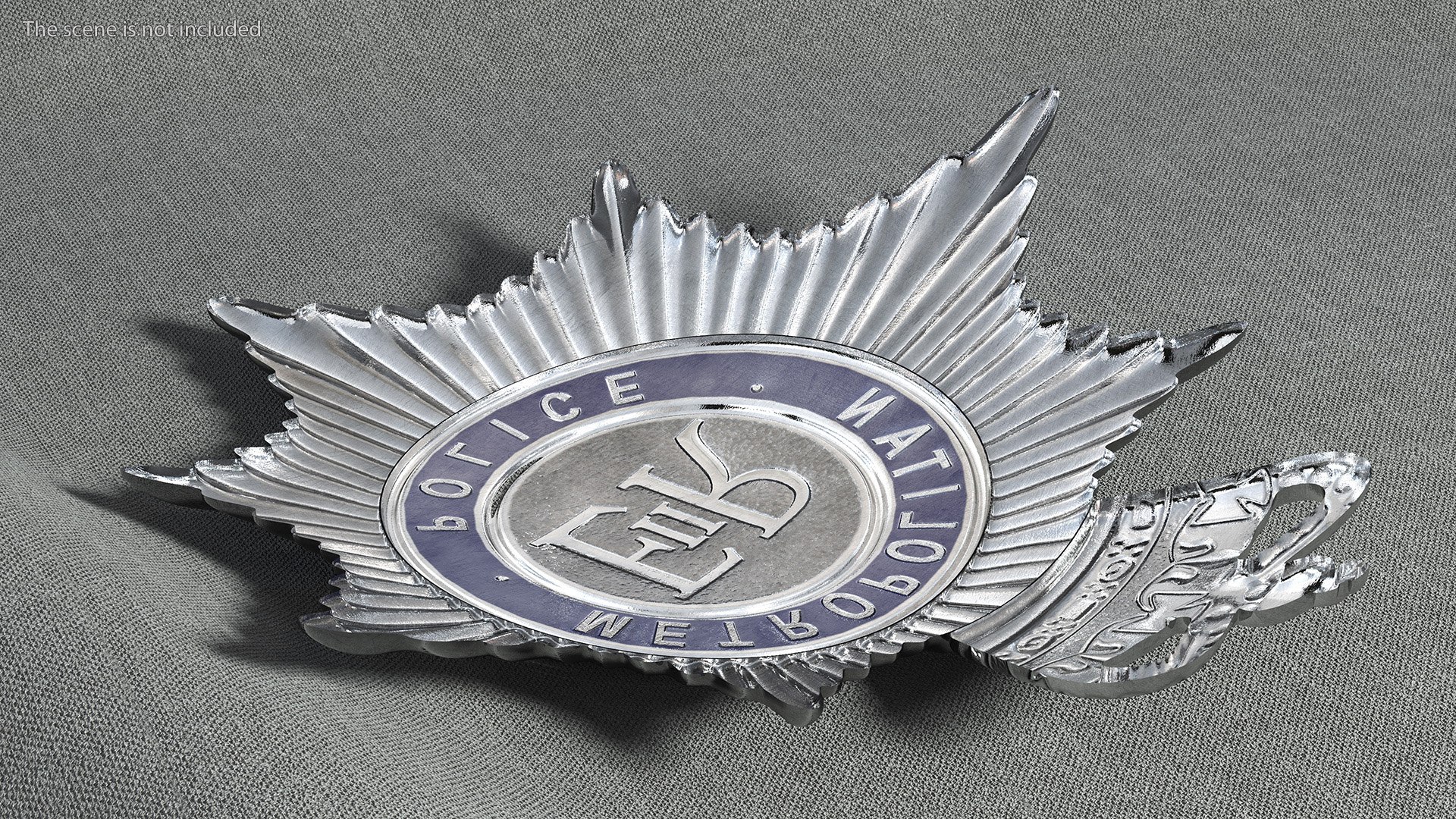 3D British Metropolitan Police Badge - TurboSquid 2224673