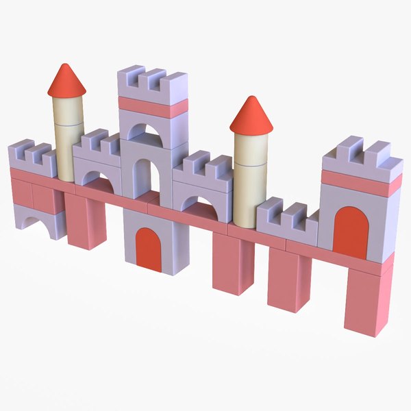 modelo 3d Bloques de construcción de castillos - TurboSquid 2394981