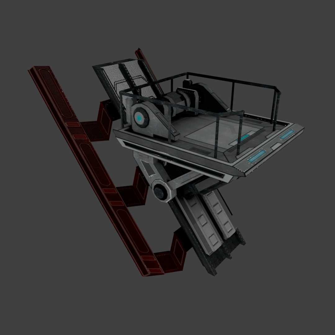3D Elevator Element Platform - TurboSquid 1206599