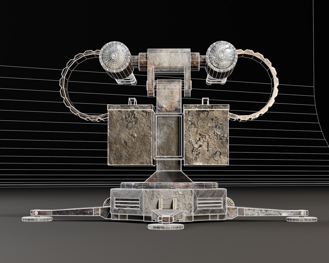 Sci-Fi Sentry Gun 3D Model - TurboSquid 2358143