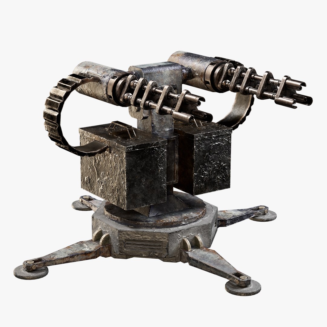 Sci-Fi Sentry Gun 3D Model - TurboSquid 2358143