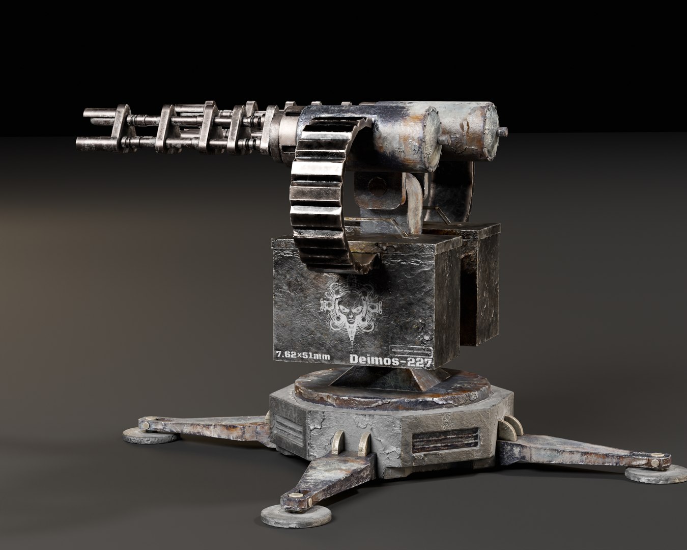 Sci-Fi Sentry Gun 3D Model - TurboSquid 2358143
