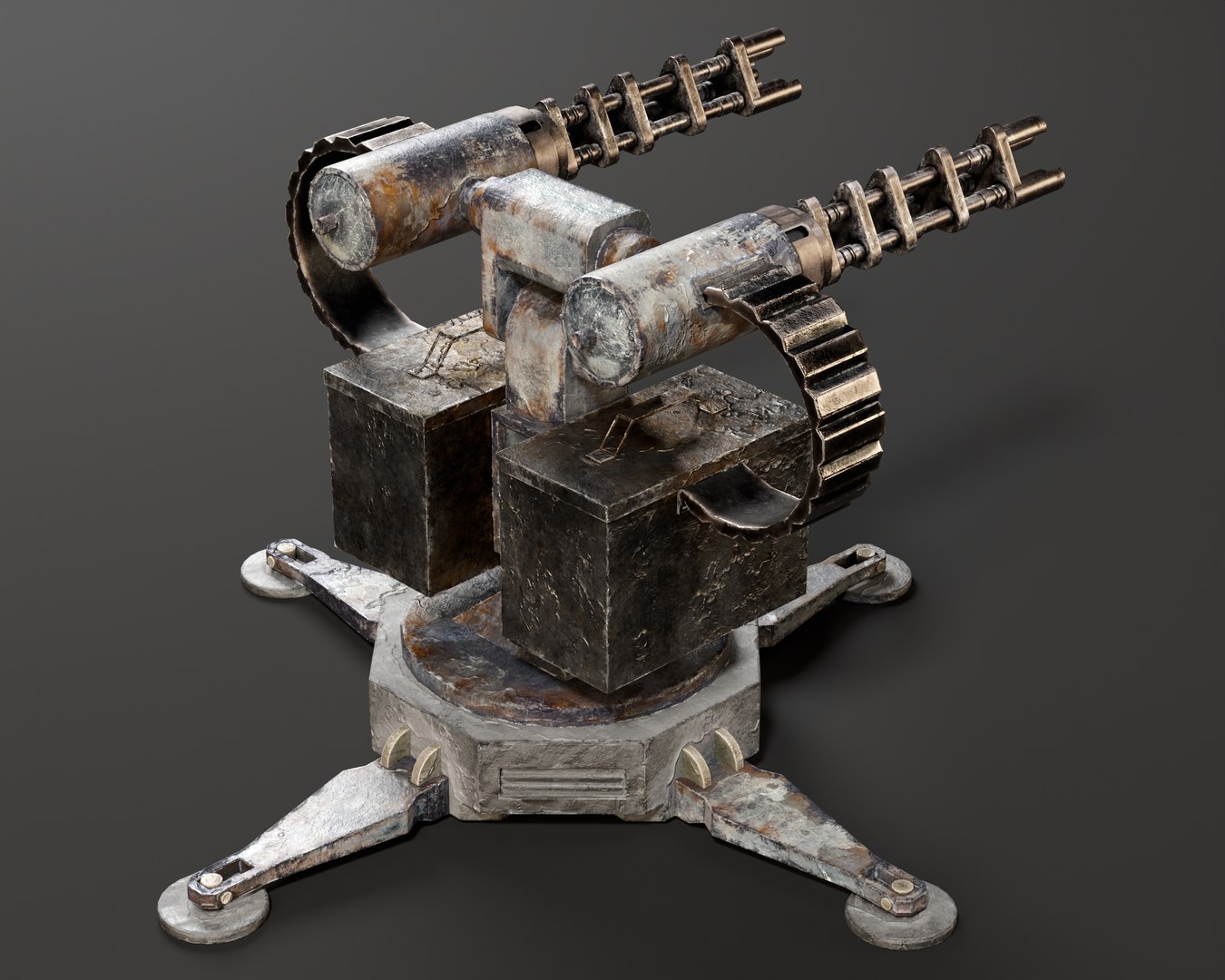 Sci-Fi Sentry Gun 3D Model - TurboSquid 2358143