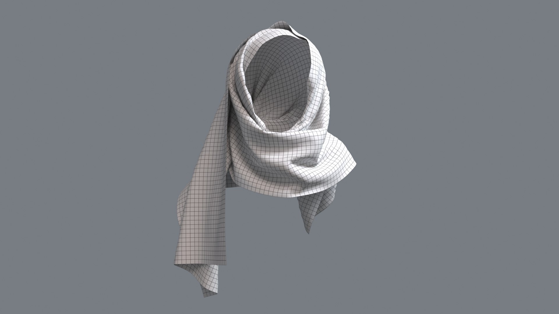 3D model Scarf and Gucci Plane Shawl Collection 002 - TurboSquid 1923758