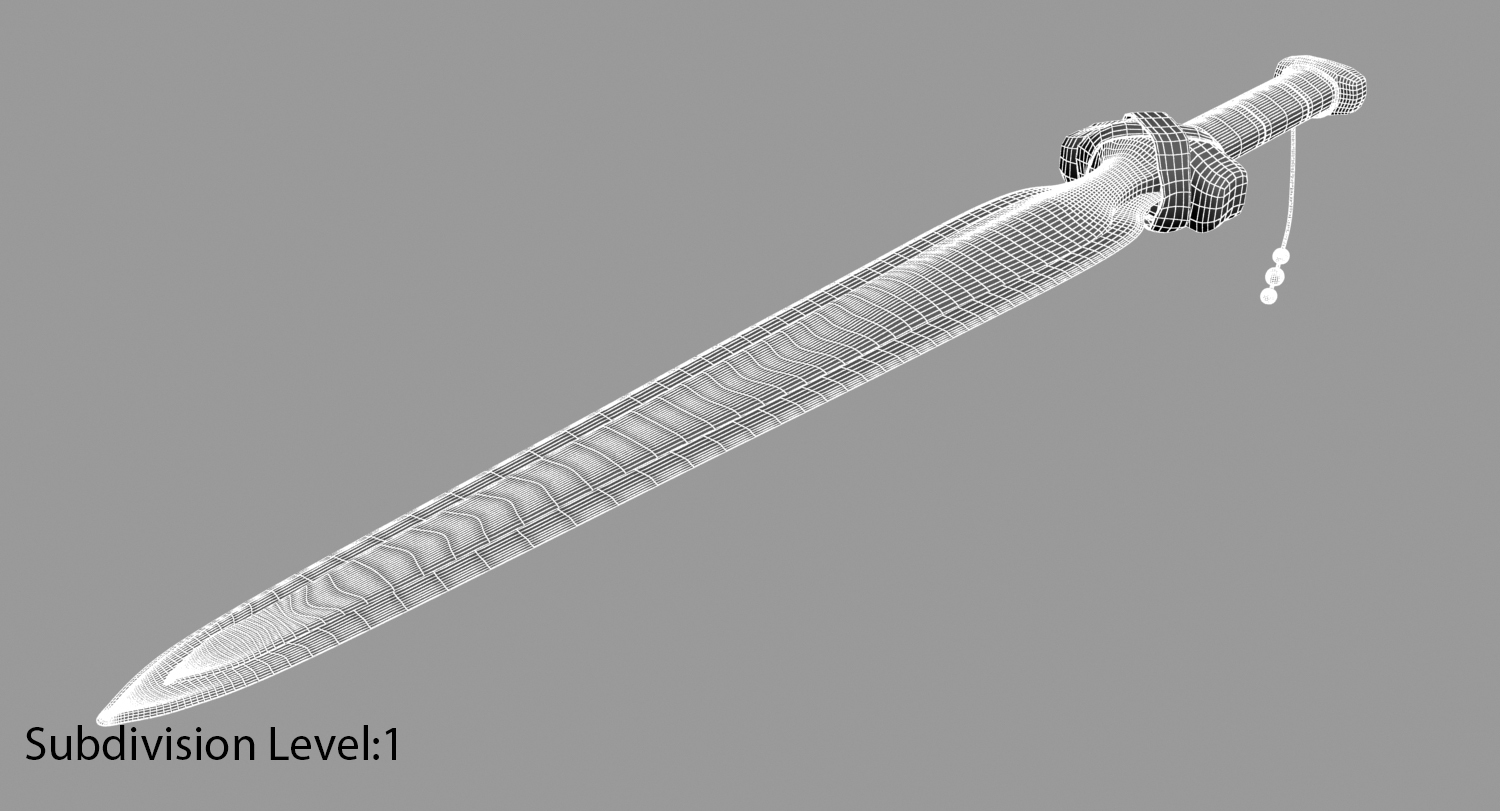 sword 3d model
