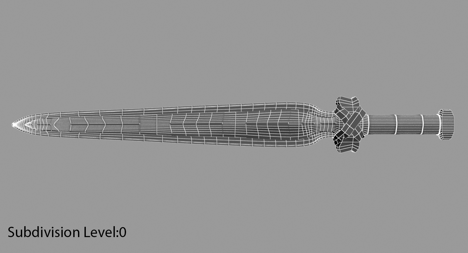 sword 3d model