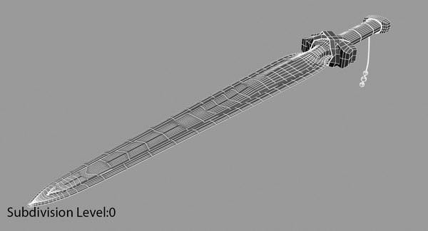 sword 3d model