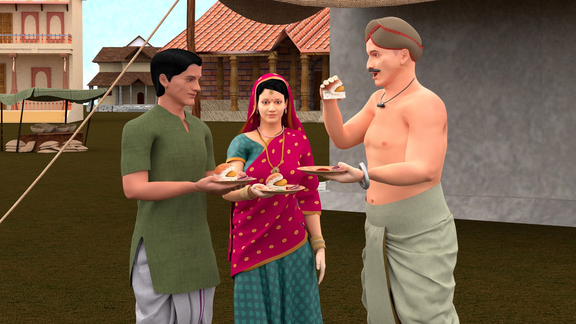 Wada Pav 3D Model - TurboSquid 1507455