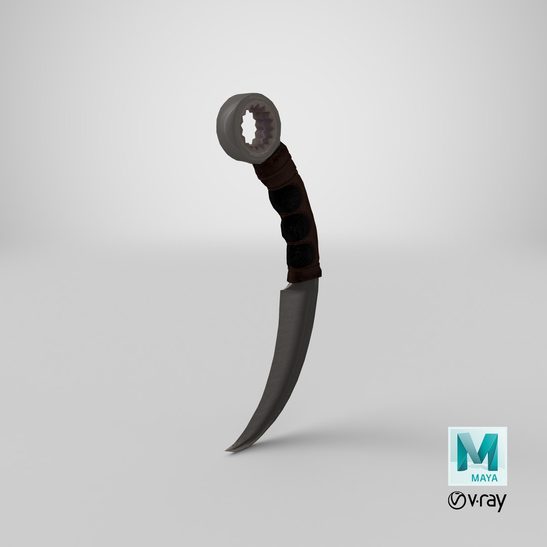 Karambit Zbrush Blender Model - TurboSquid 1463552