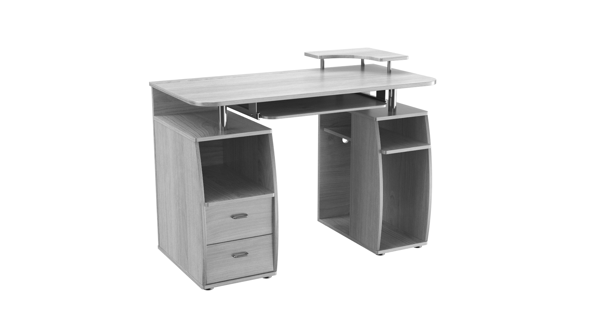 Computer Desk Model - TurboSquid 1833489