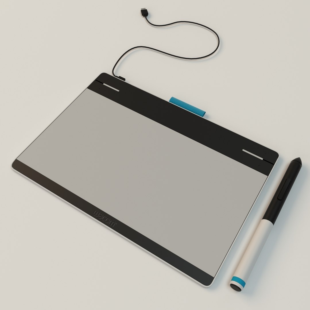 3d Wacom Tablet Model