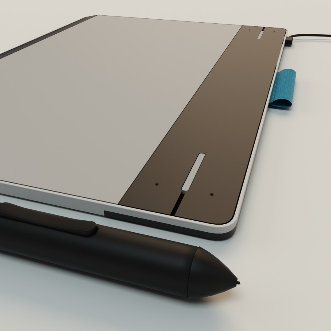 3d Wacom Tablet Model