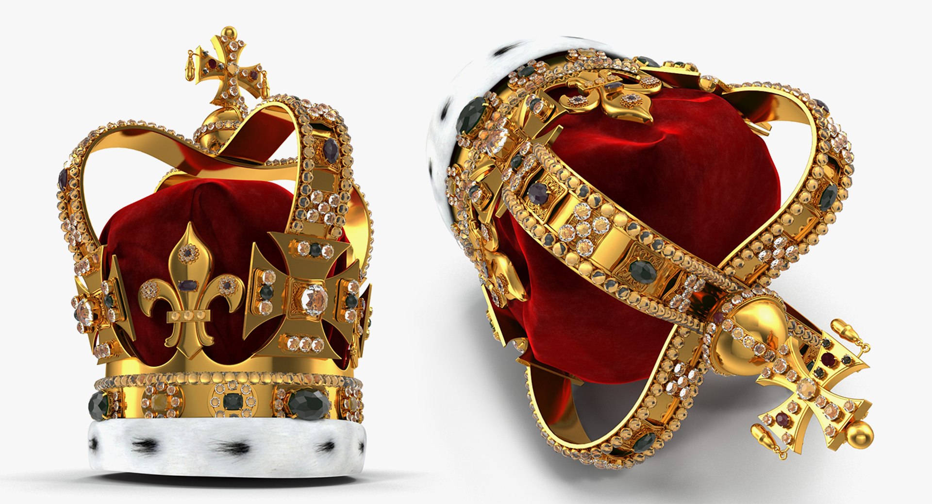 Crown St Edwards 3D Model - TurboSquid 1474072