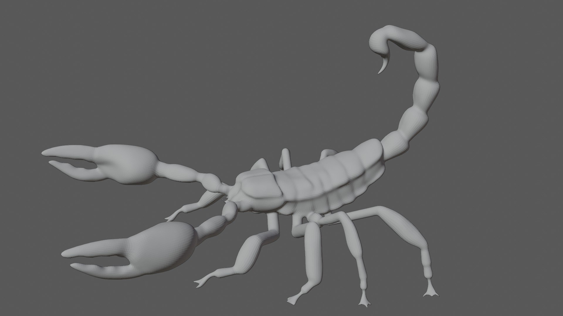 3D model Fully rigged low poly scorpion - TurboSquid 1759265