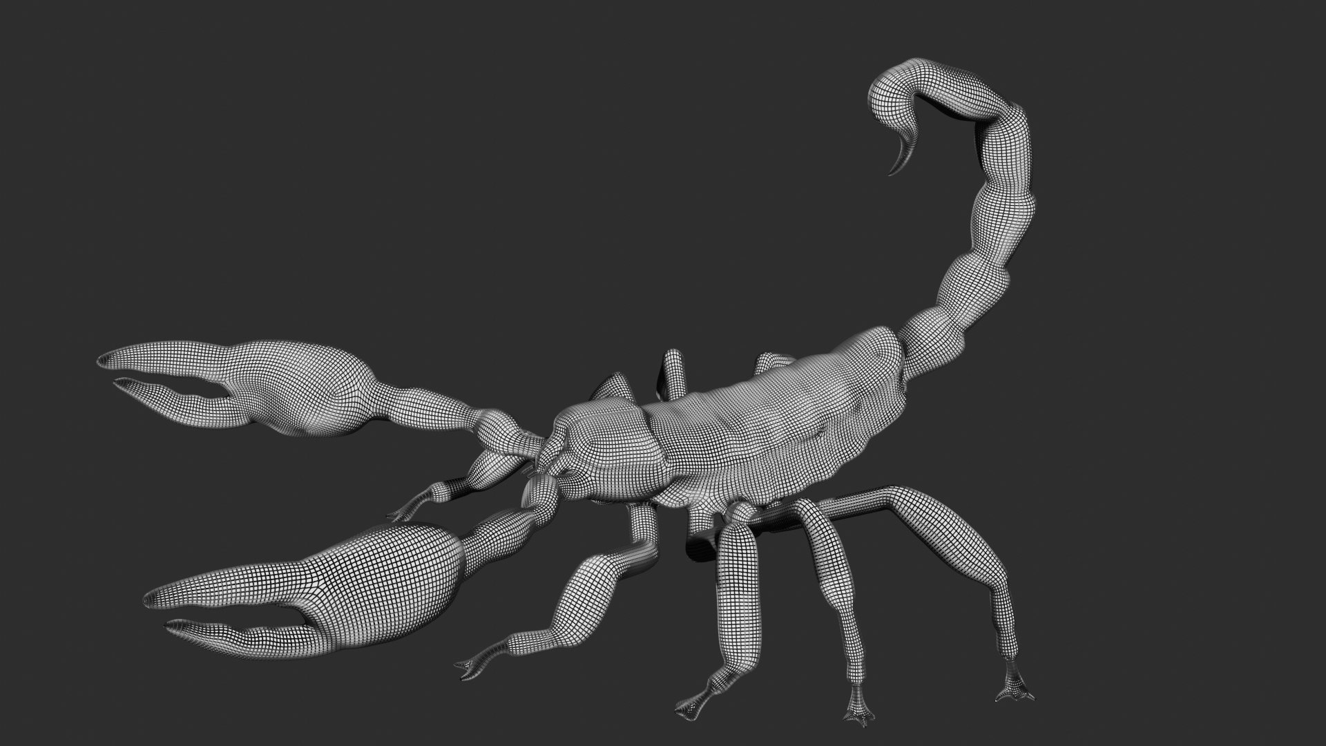 3D model Fully rigged low poly scorpion - TurboSquid 1759265