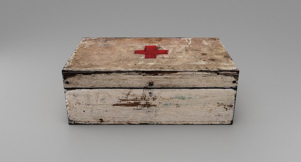 max old wooden box