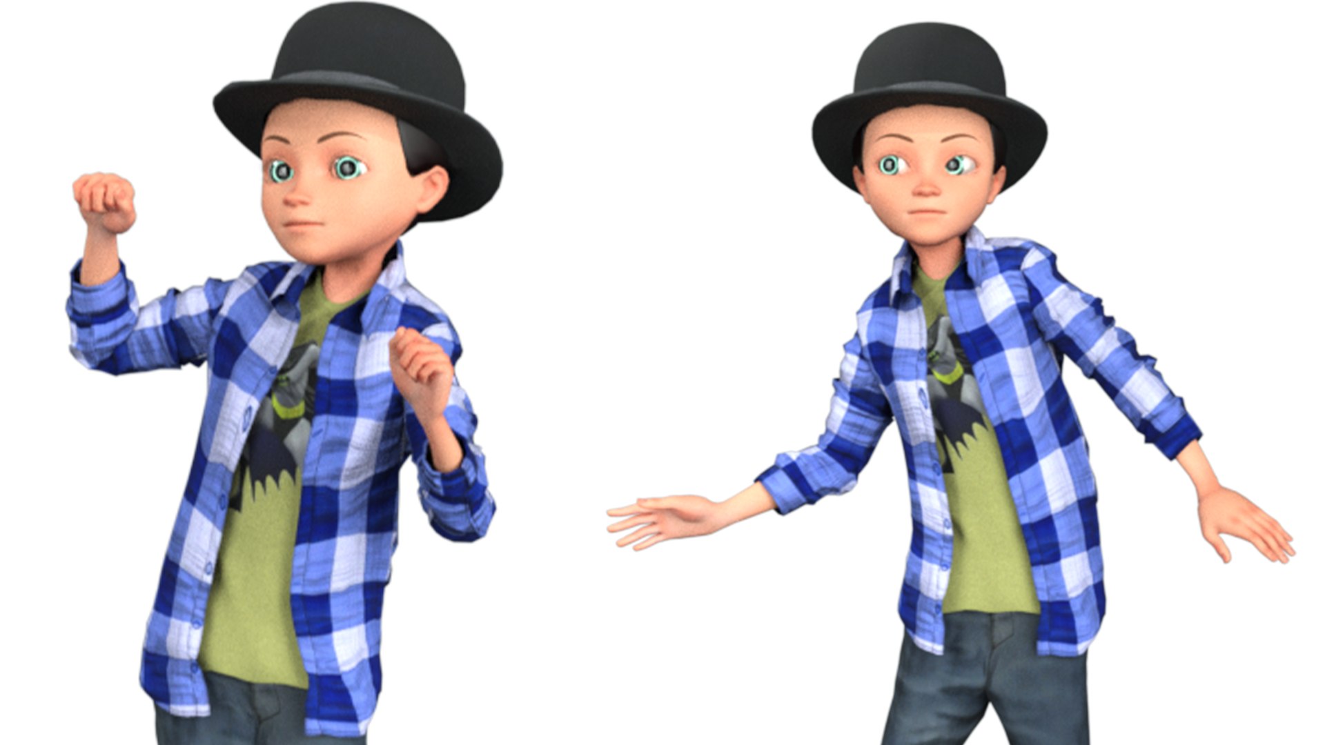 3D Cartoon Rigged Toon Little Boy-yaman Character 3D Model - TurboSquid ...