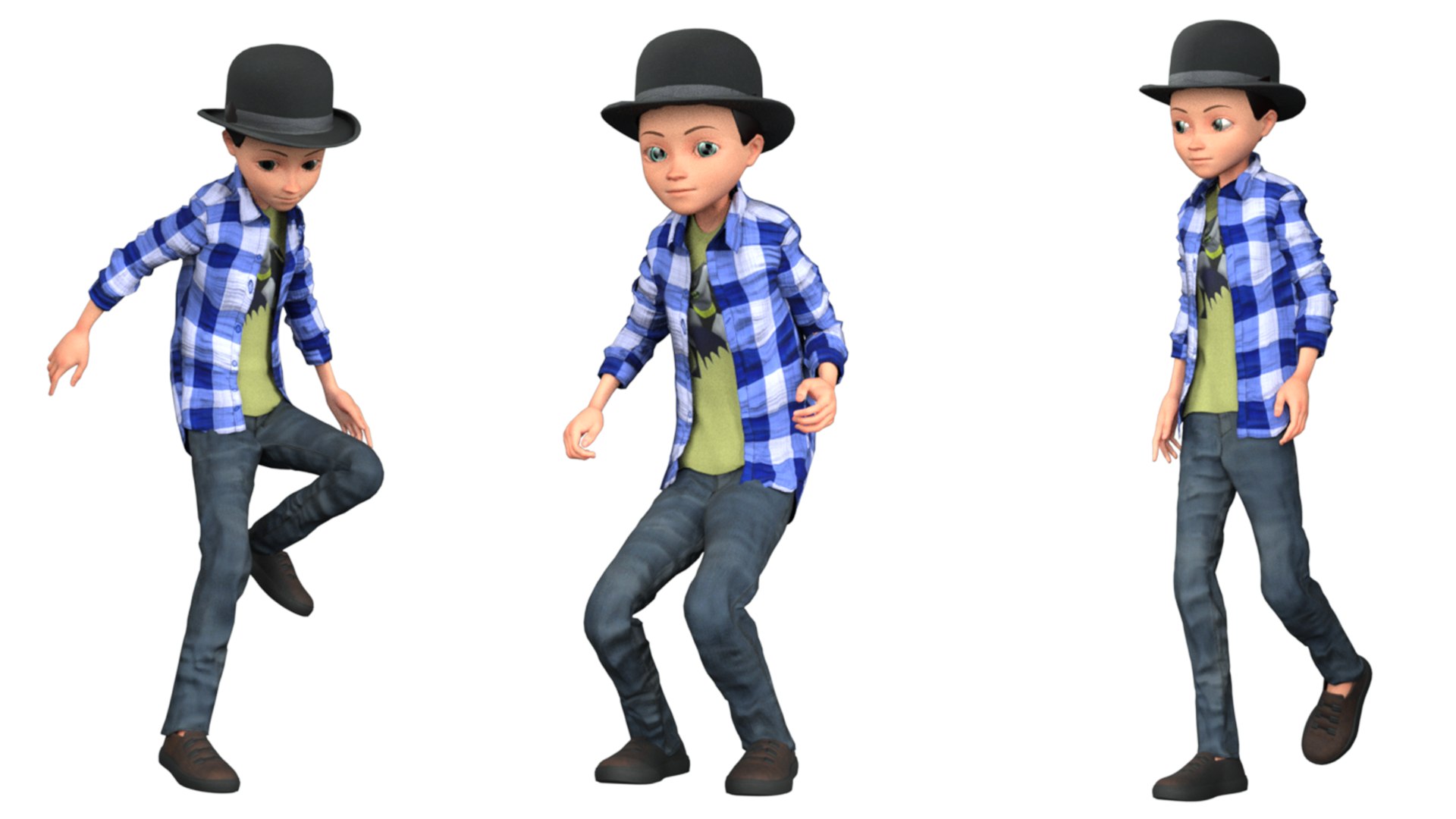 3D Cartoon Rigged Toon Little Boy-yaman Character 3D Model - TurboSquid ...