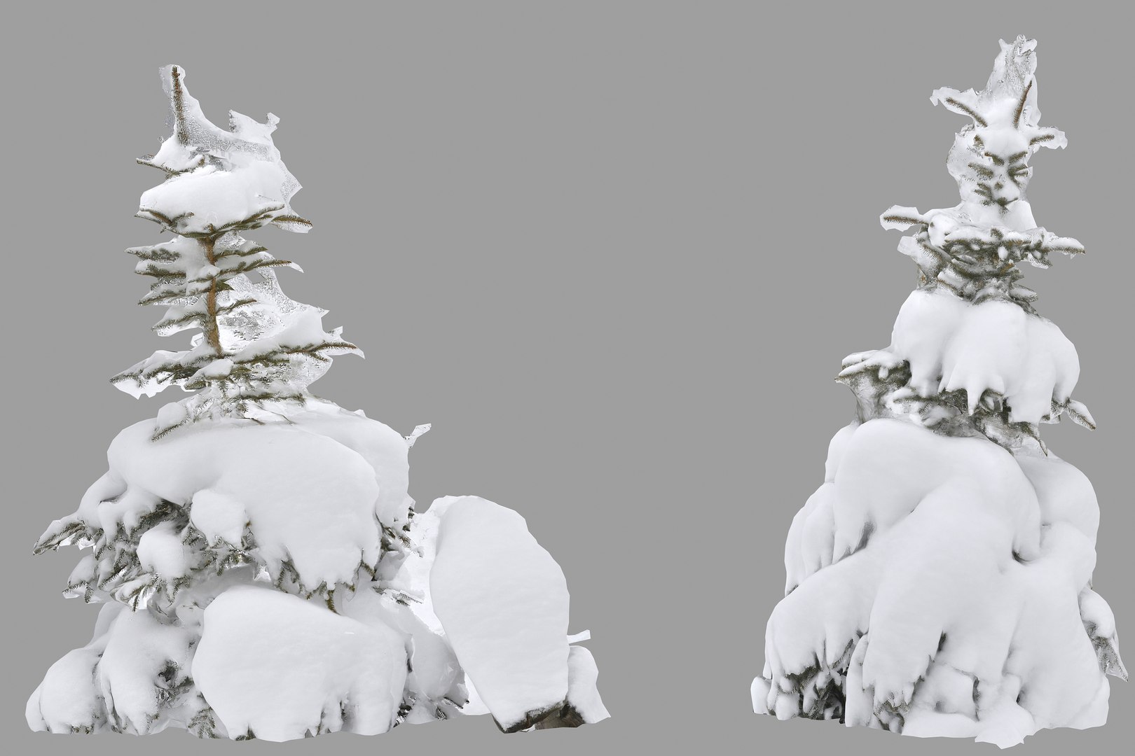 Frozen Forest HD Pack 3D Model - TurboSquid 2290042