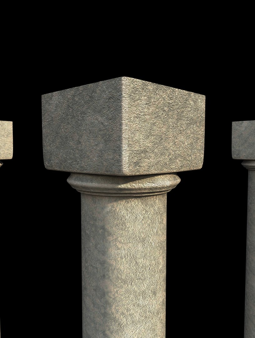 3D Gothic Columns 3D - TurboSquid 1728865