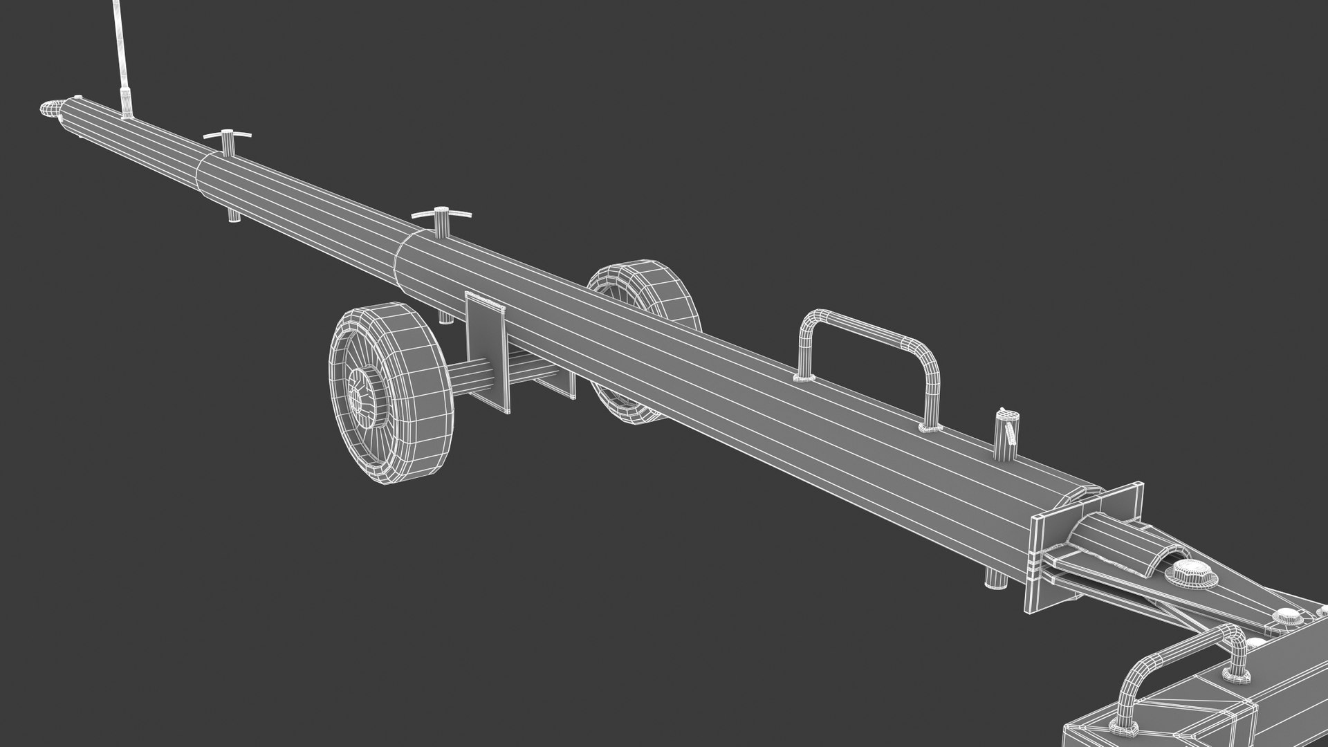 3D Model Tug Aircraft Tow - TurboSquid 1519696